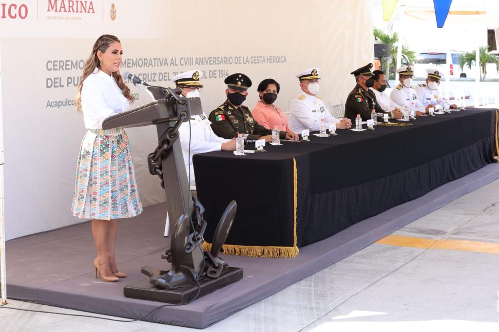 Asiste Evelyn Salgado a la Ceremonia Conmemorativa al 108 aniversario de la Gesta Heroica del ...