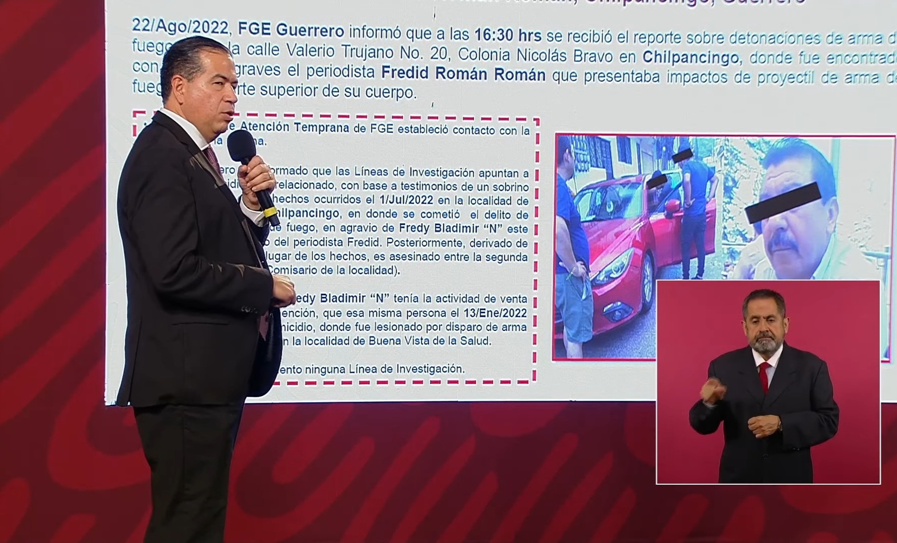 Investigación del asesinato de Fredid Román se mantiene en torno al ...